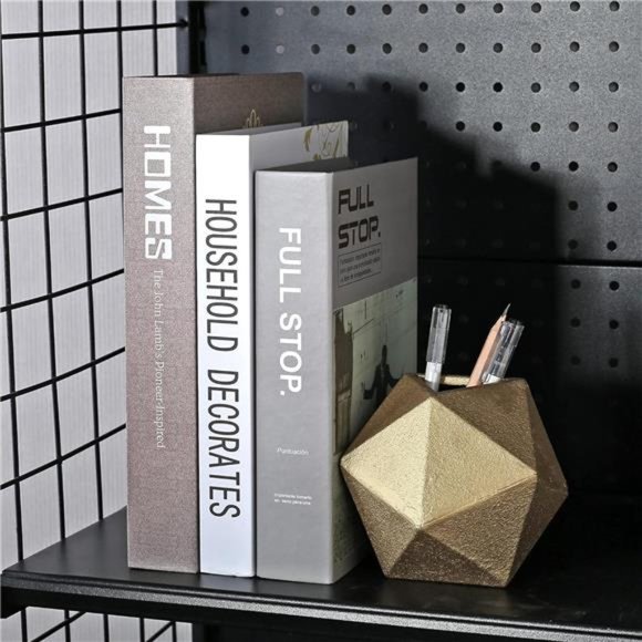 Kitchen | Geometric Decorative Ball Shaped Bookends Modern Cast Iron ...